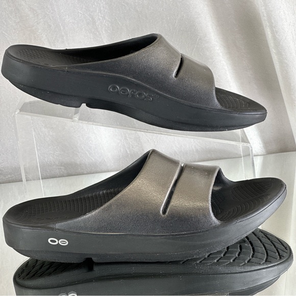 OOFOS | Shoes | Oofos Latte Oaahh Lux Slide Comfort Sandals Eu39 Us M6w8 | Poshmark